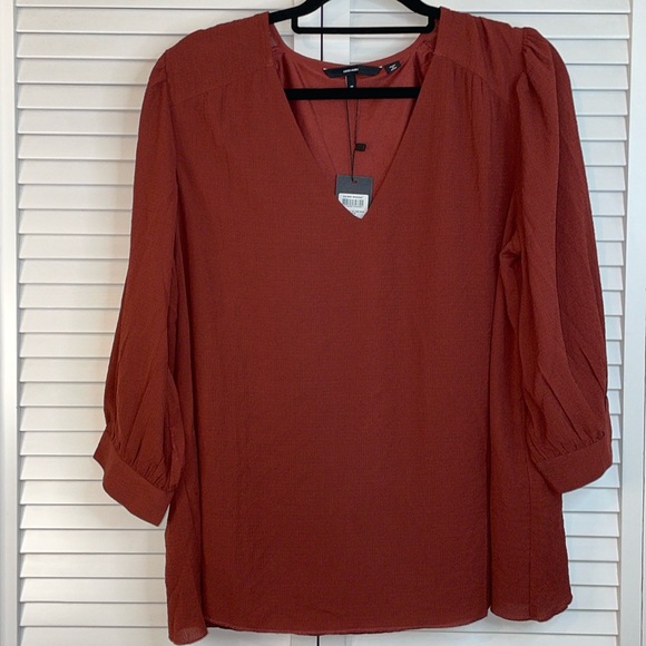 Vero Moda | Tops | Nwt Vero Moda Vneck Threequarter Sleeve Lined Blouse ...